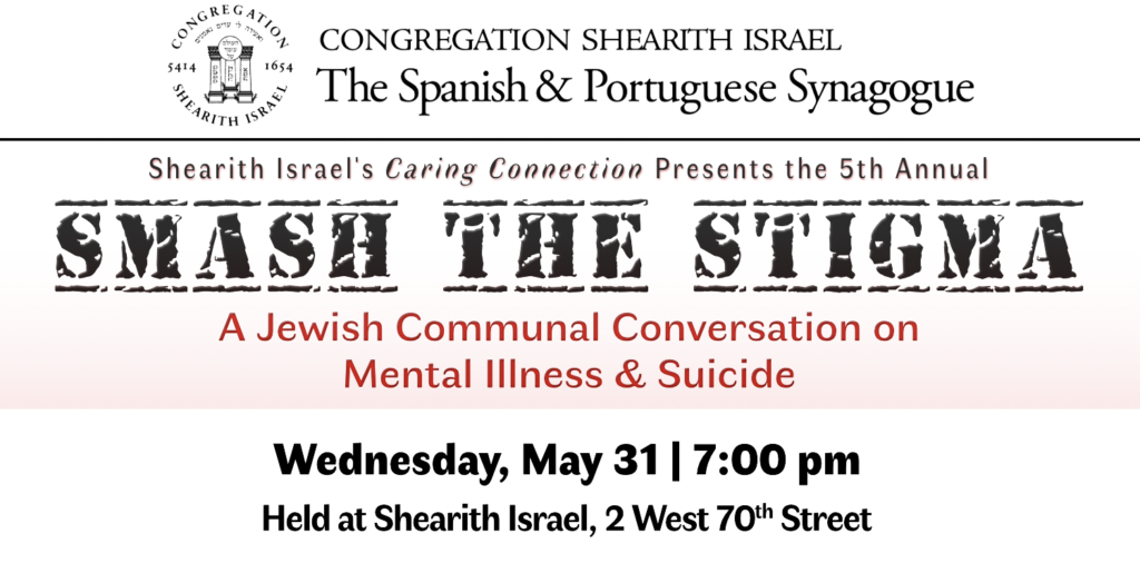 5th Annual Smash The Stigma | Congregation Shearith Israel - Manhattan ...